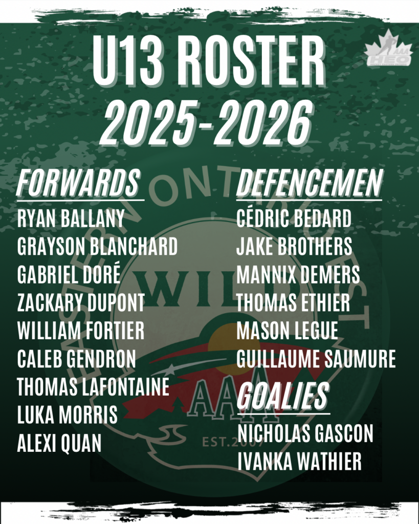 U13 – Eastern Ontario Wild AAA